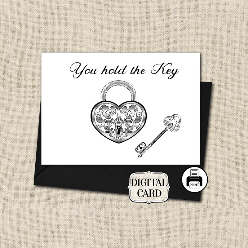 Key to My Heart - Etsy