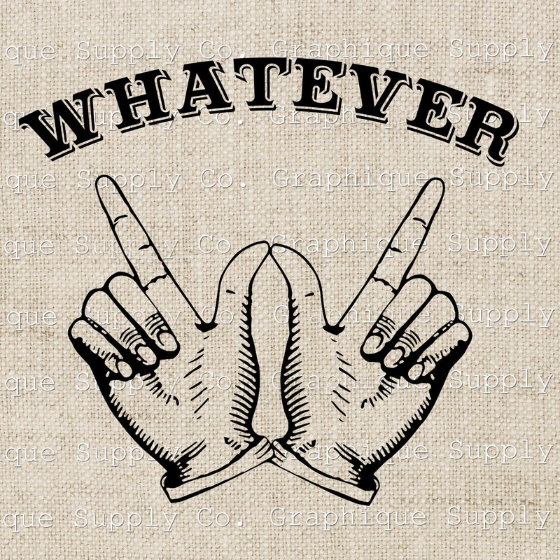 Whatever Sign - Etsy