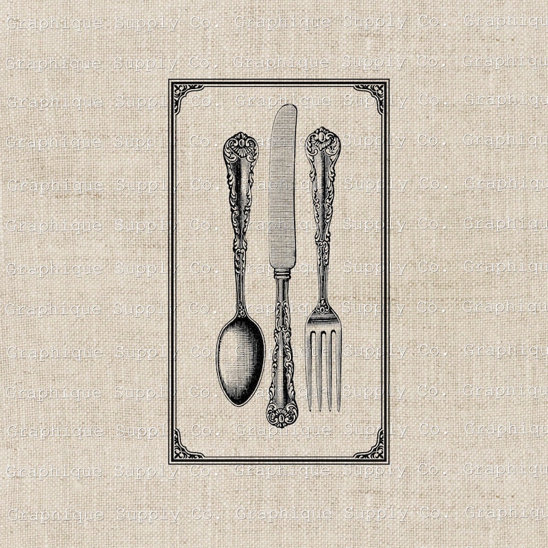 Silverware Art - Etsy