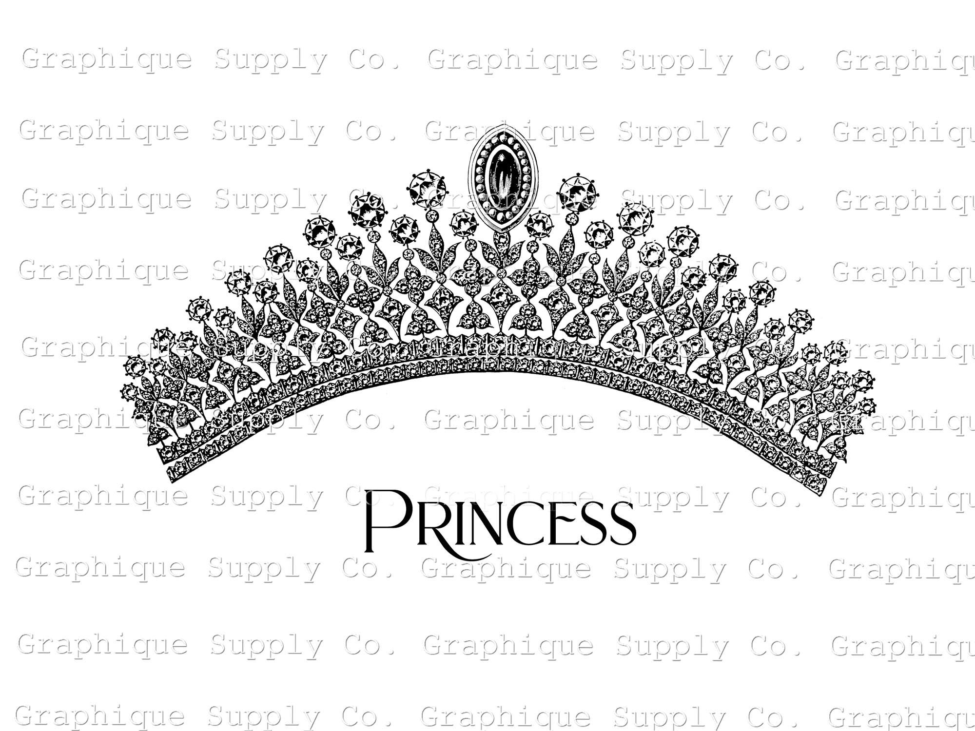 Princess Tiaras And Crowns Drawings