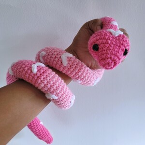 Snake With Hearts, Valentines Day Gift, Snake Plush, Stuffed Animal for ...