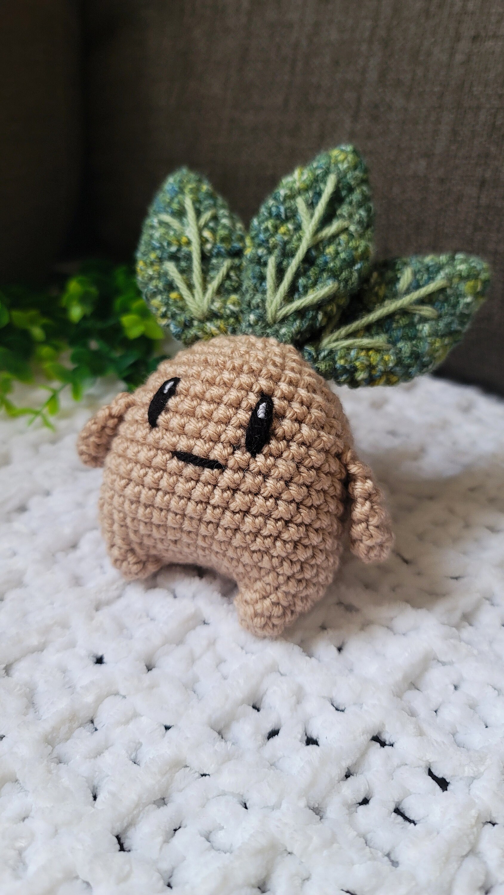 Mandrake Plush, Kawaii, Plant, Mythical Creature, Mini Plant Plush ...