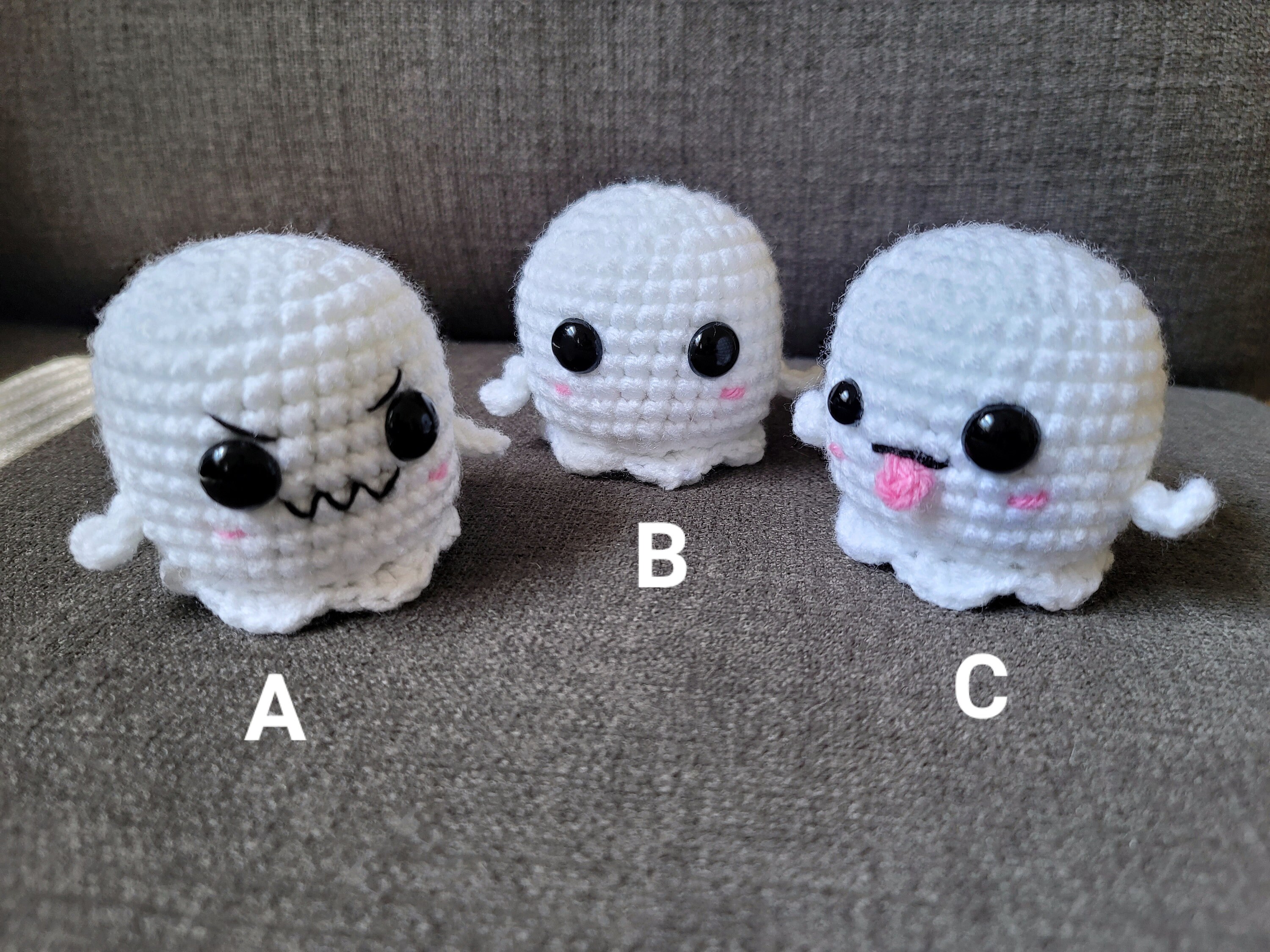 Amigurumi Crochet Stackable Plush Ghosts Halloween Spooky - Etsy