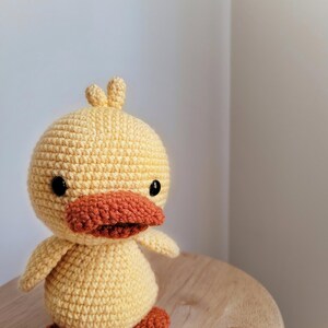 Cute Yellow Baby Duck Stuffed Animal, Nursery Duck Decor, Duckling ...