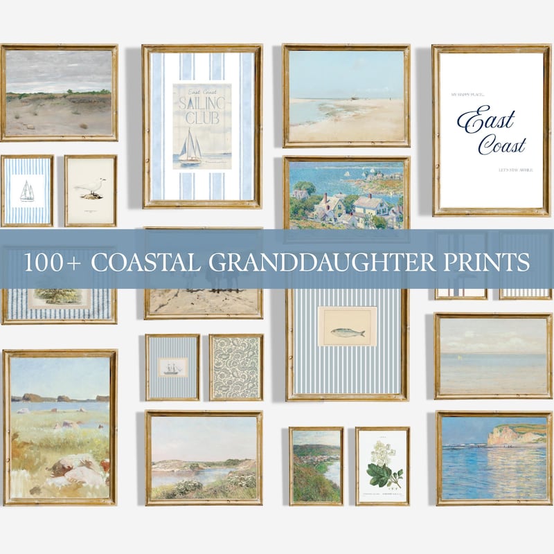 Modern Coastal Wall Art - Etsy