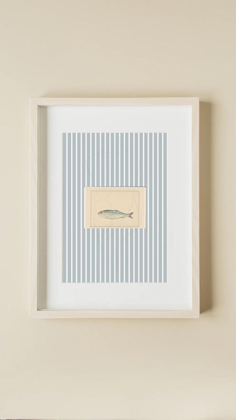 East Coast Grandmillennial Print, Nantucket Prints, Beachy Wall Art ...