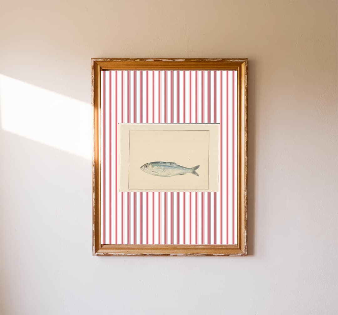 East Coast Grandmillennial Print, Nantucket Prints, Beachy Wall Art ...