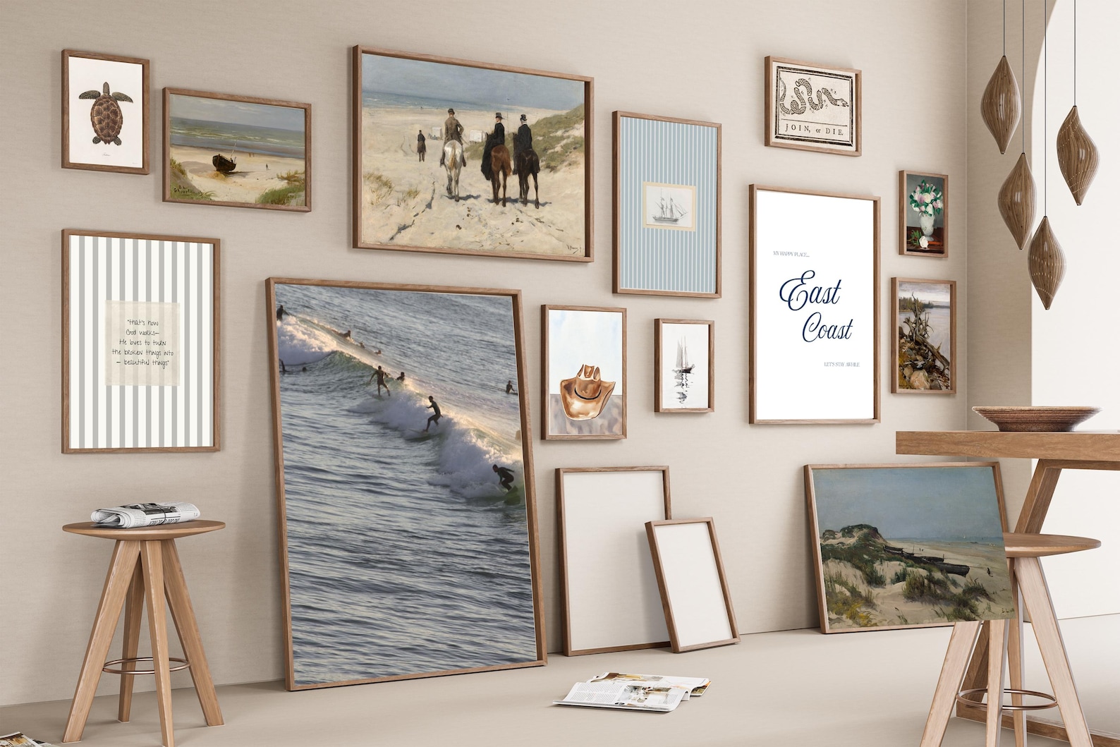 100+ East Coast Grandmillennial Decor, Coastal Granddaughter Gallery ...