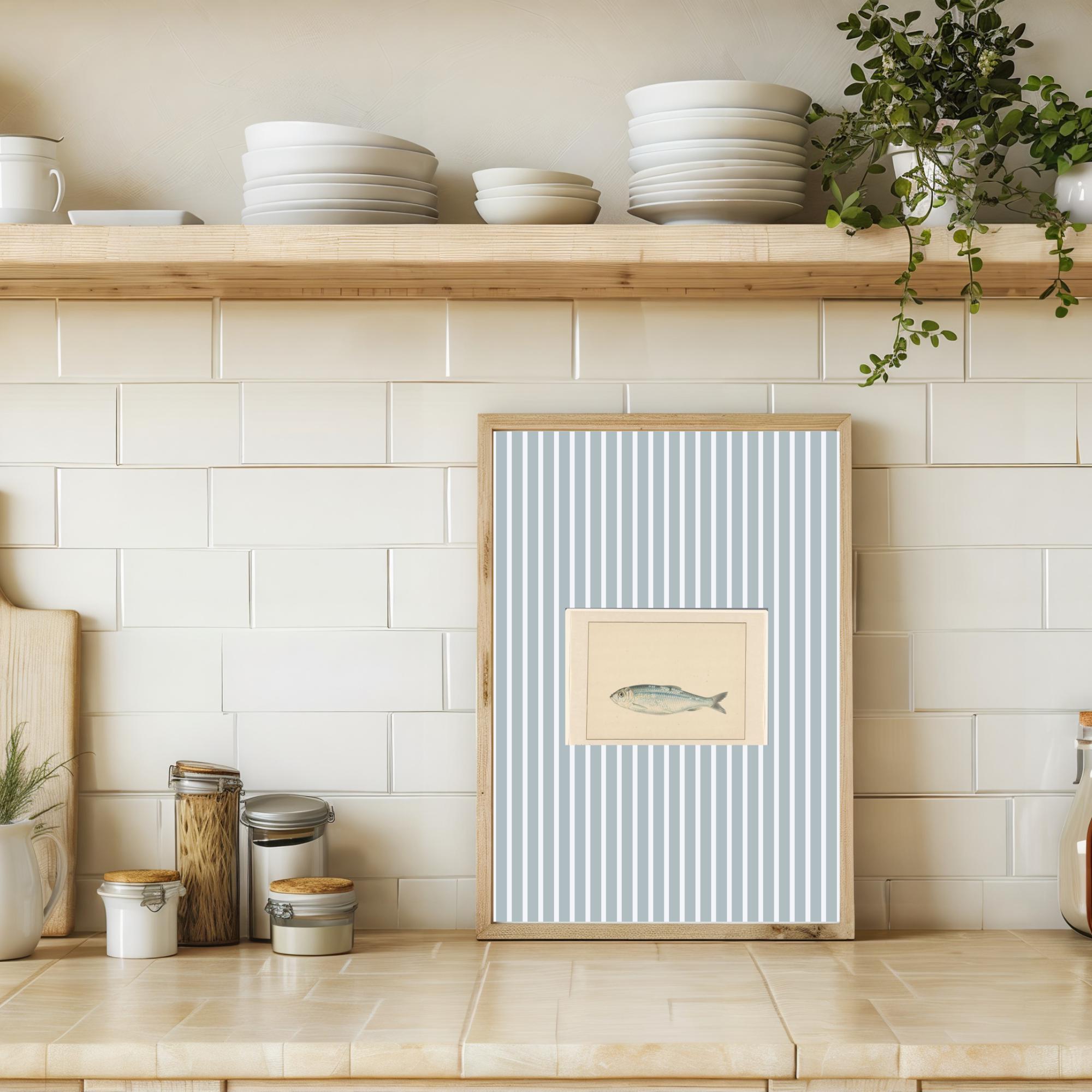 East Coast Grandmillennial Print, Nantucket Prints, Beachy Wall Art ...