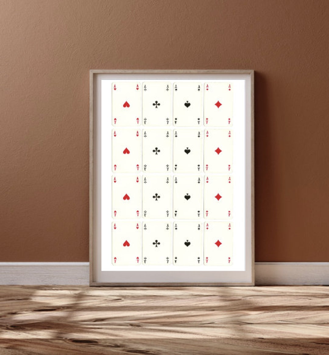 Vintage Aces Print Aesthetic Quote Wall Decor Art Print Trendy - Etsy