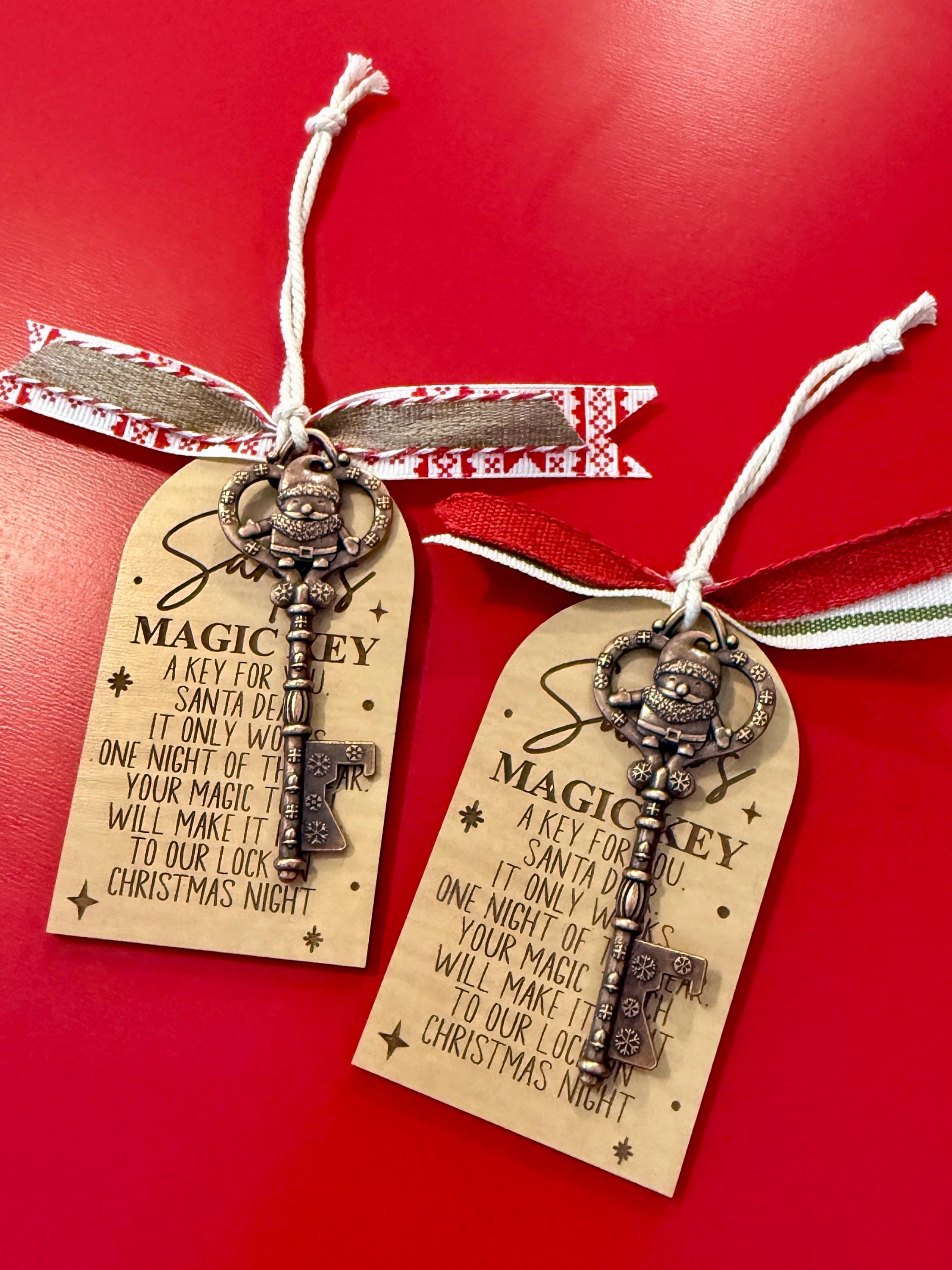 Santa's Magic Key Christmas Tag: Holiday Keepsake - Etsy