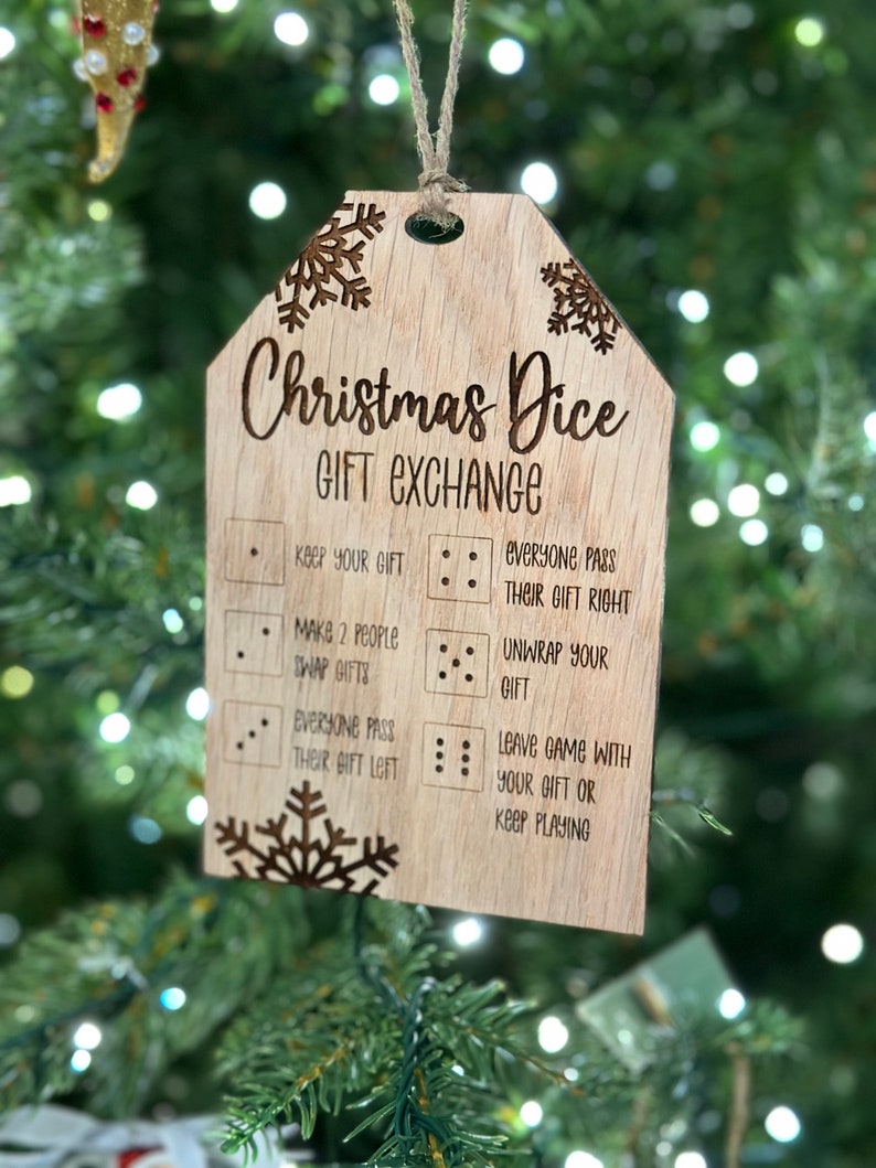 Christmas Dice Game, Holiday Party Game, Presents, Gifts - Etsy