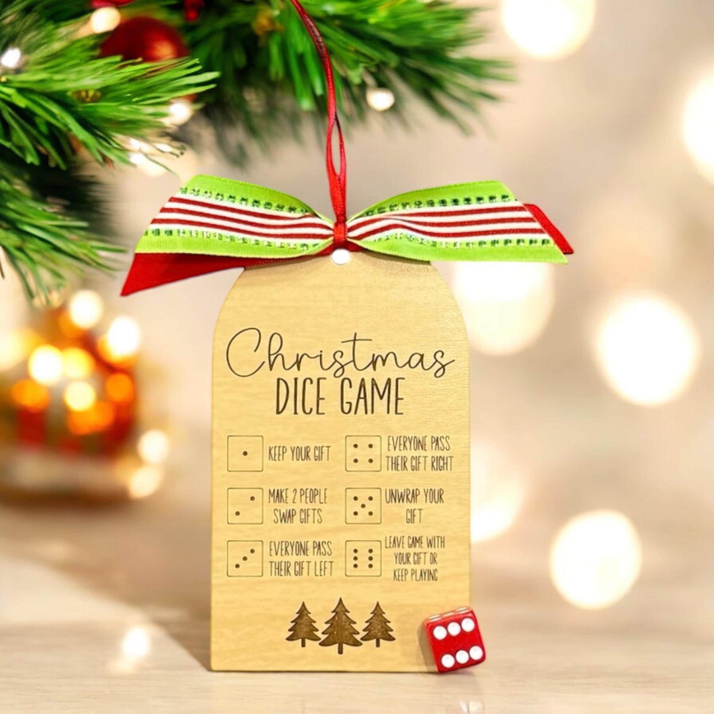 Christmas Dice Game, Holiday Party Game, Presents, Gifts - Etsy
