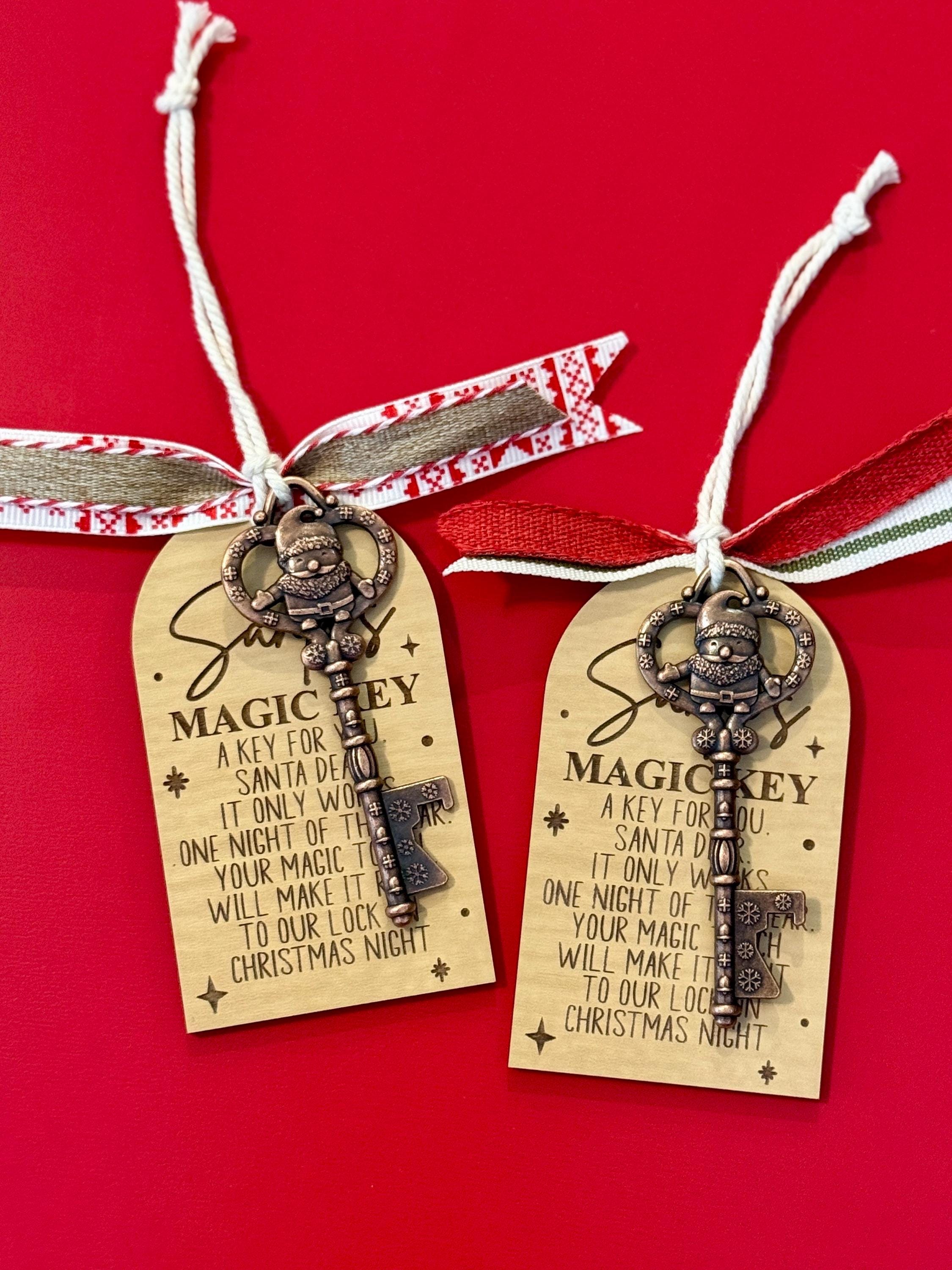 Santa's Magic Key Christmas Tag: Holiday Keepsake - Etsy