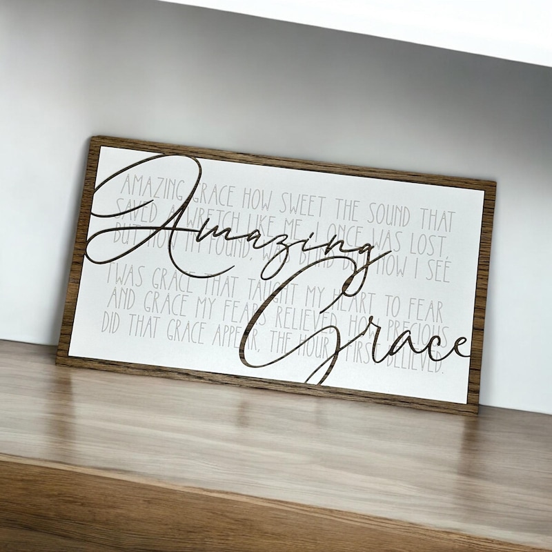 Wooden Grace Sign - Etsy
