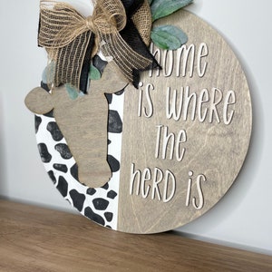 Cow Welcome Sign - Etsy