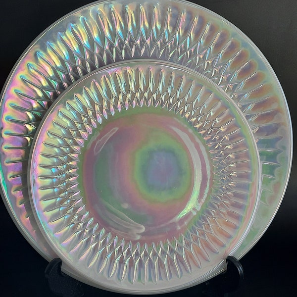 Iridescent Plates - Etsy