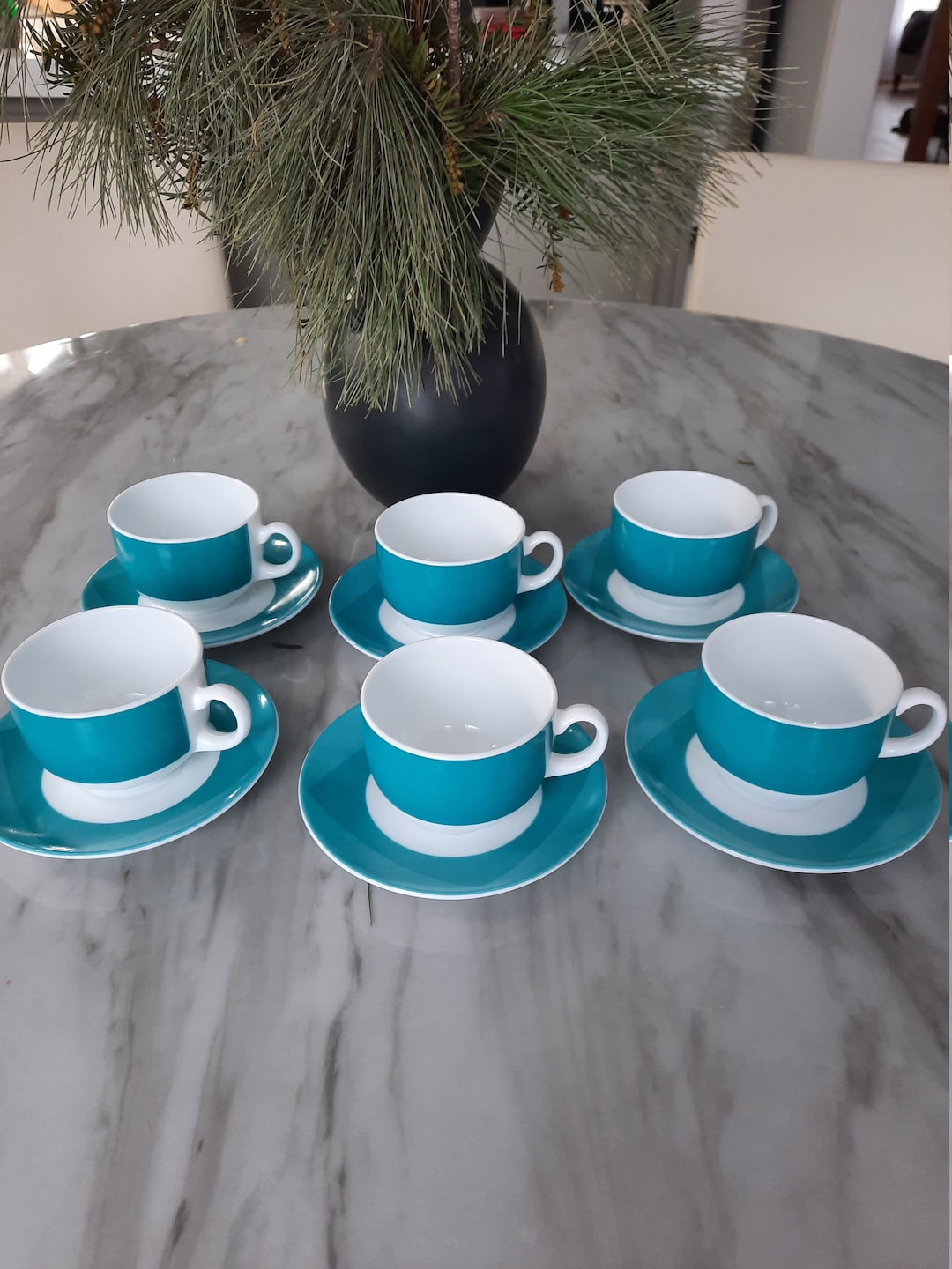 Tiffany Blue Vintage Luminarc Coffee Cup and Saucer Set, France - Etsy