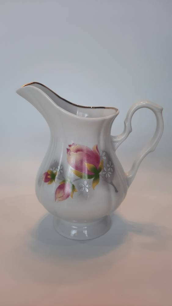 Vintage Tea Set, Soviet Ukraine Korosten Porcelain Tea Set , Creamer ...
