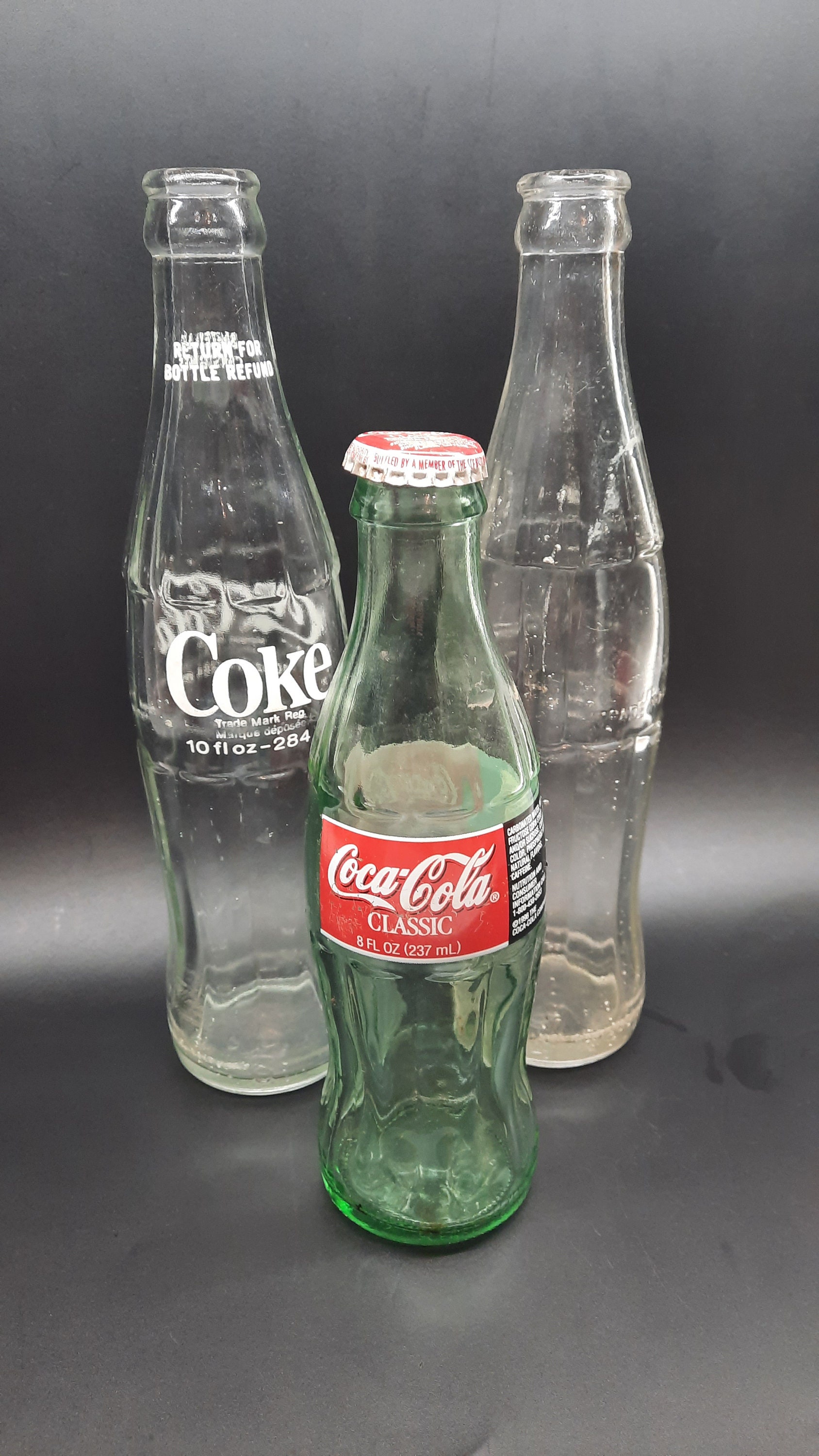 Vintage Coca Cola Bottles, Lot of 3, Collectible Coca Cola Bottles, Rare Coca Cola Bottles. - Etsy