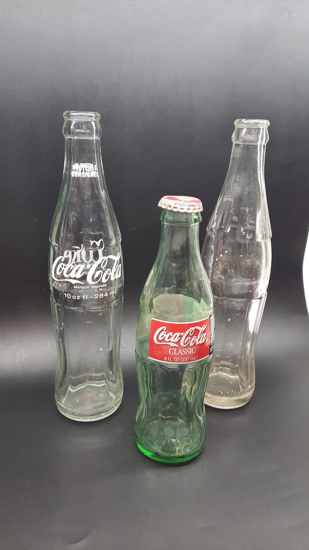Vintage Coca Cola Bottles, Lot of 3, Collectible Coca Cola Bottles, Rare Coca Cola Bottles. - Etsy