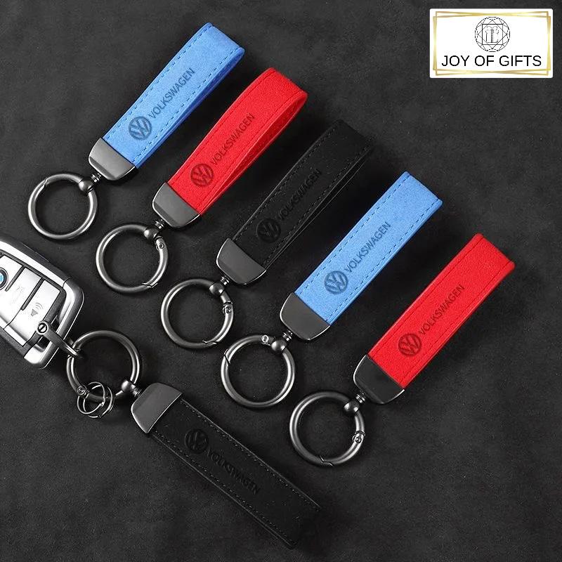 Audi | Volkswagen | Keychain Keyring Leather Embossed | Premium ...