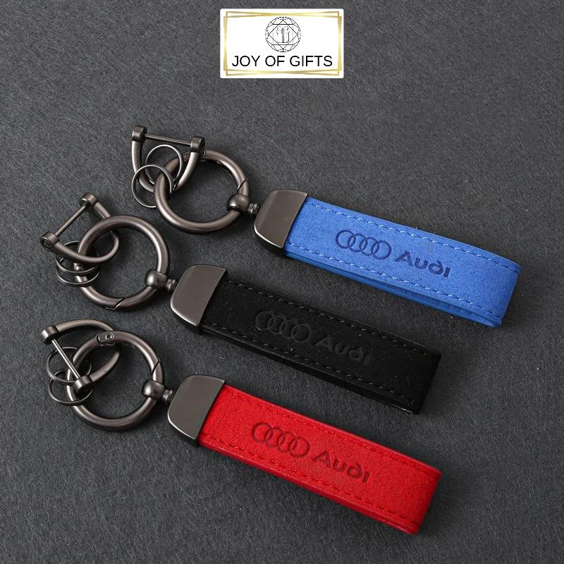 Audi | Volkswagen | Keychain Keyring Leather Embossed | Premium ...