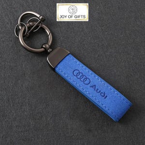 Audi | Volkswagen | Keychain Keyring Leather Embossed | Premium ...