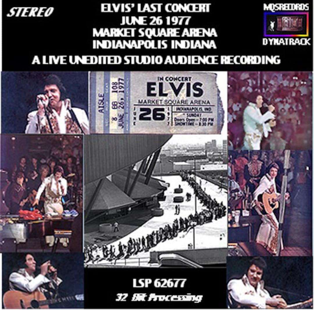 Elvis Presley's Very Last Concert JUNE 26, 1977 - Etsy