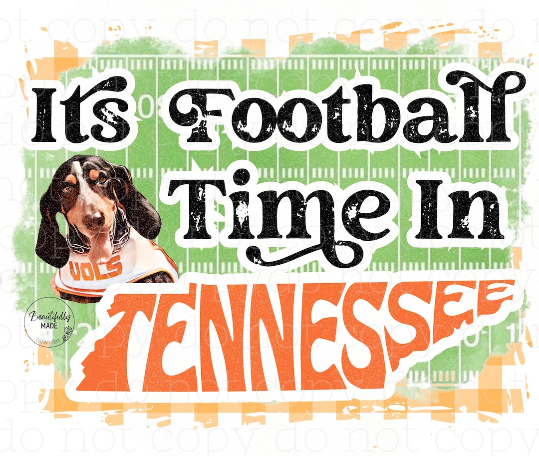 It's Football Time in Tennessee PNG - Etsy