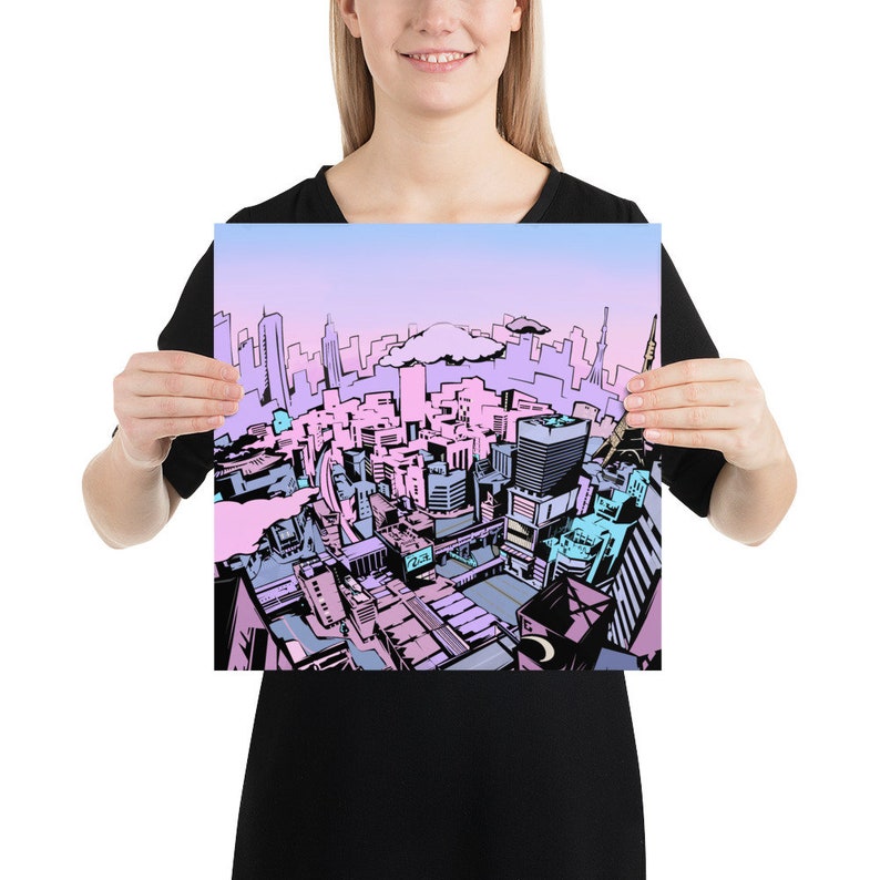 Persona 5 Poster Loading Screen Tokyo Shibuya Pastel - Etsy Australia