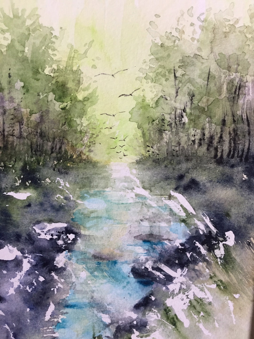 Original Artwork, Original Watercolor Painting, Original Watercolor ...