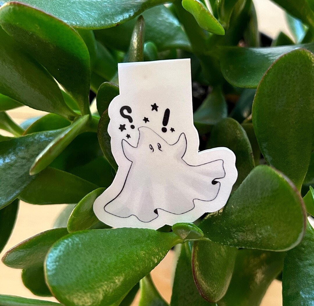 Handmade Magnetic Bookmarks: Surprised Ghost and Lava Elf I Fantasy I ...