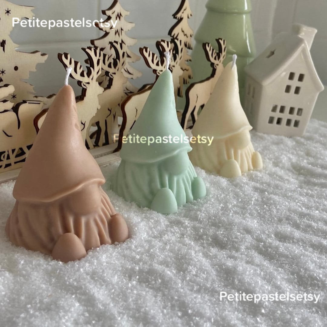 Gonk Candle | Christmas | Festive | Holiday | Vegan | Soy Wax ...