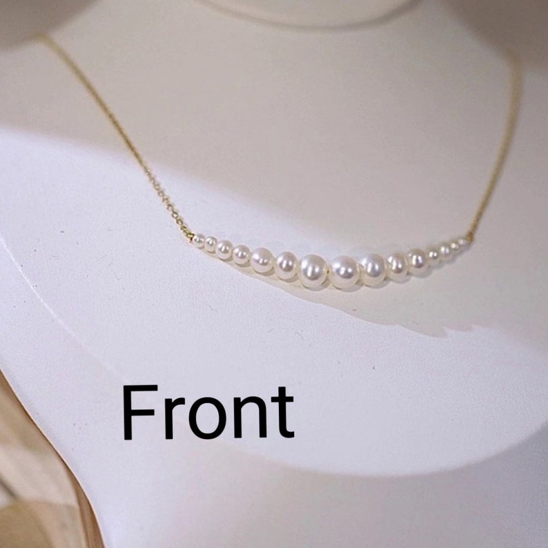 Simple Pearl Back Chain, Gold Backdrop Body Chain, Silver Bridal ...