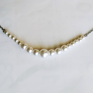 Simple Pearl Back Chain, Gold Backdrop Body Chain, Silver Bridal ...