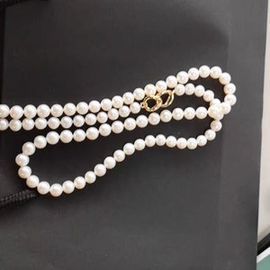Silver Classic Pearl Back Chain, Gold Versatile Pearl Strap, Necklace ...
