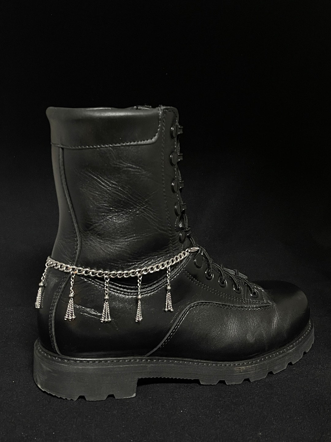 Stainless Steel Tassel Boot Chains Decoration Shoes Strap With Pendant ...