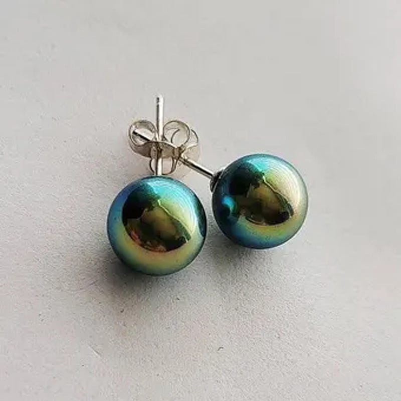 Tahiti Pearl Round Green - Etsy