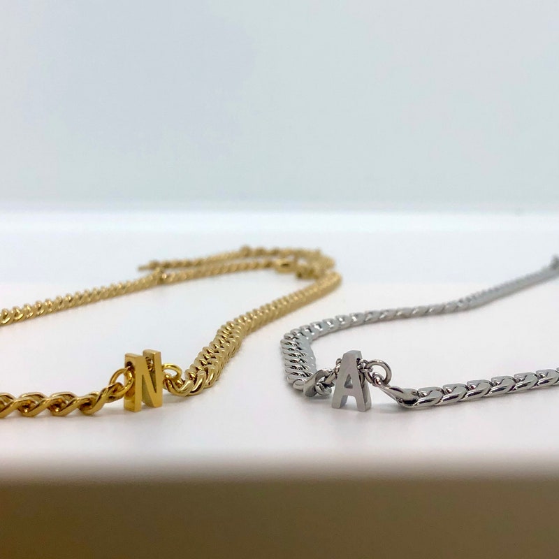 Mens Chain With Initial - Etsy