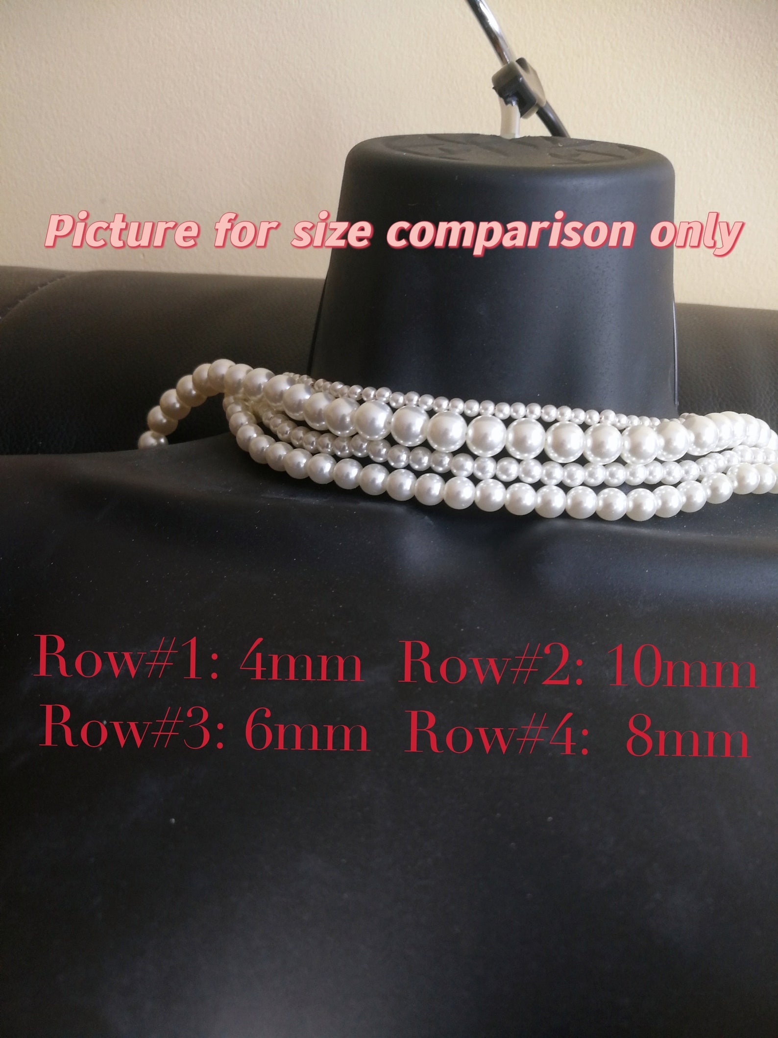 Silver Classic Pearl Back Chain Gold Versatile Pearl Strap - Etsy