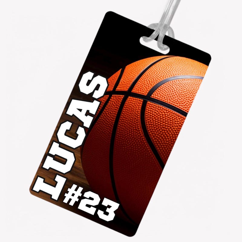 Basketball Bag Tag - Etsy