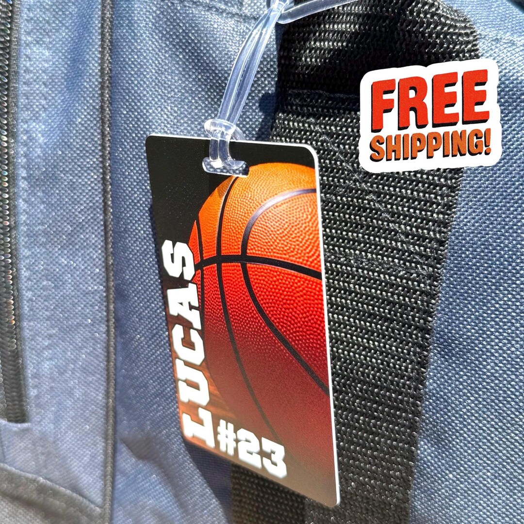 Personalized Basketball Bag Tag: Custom Team Player Gift - Etsy