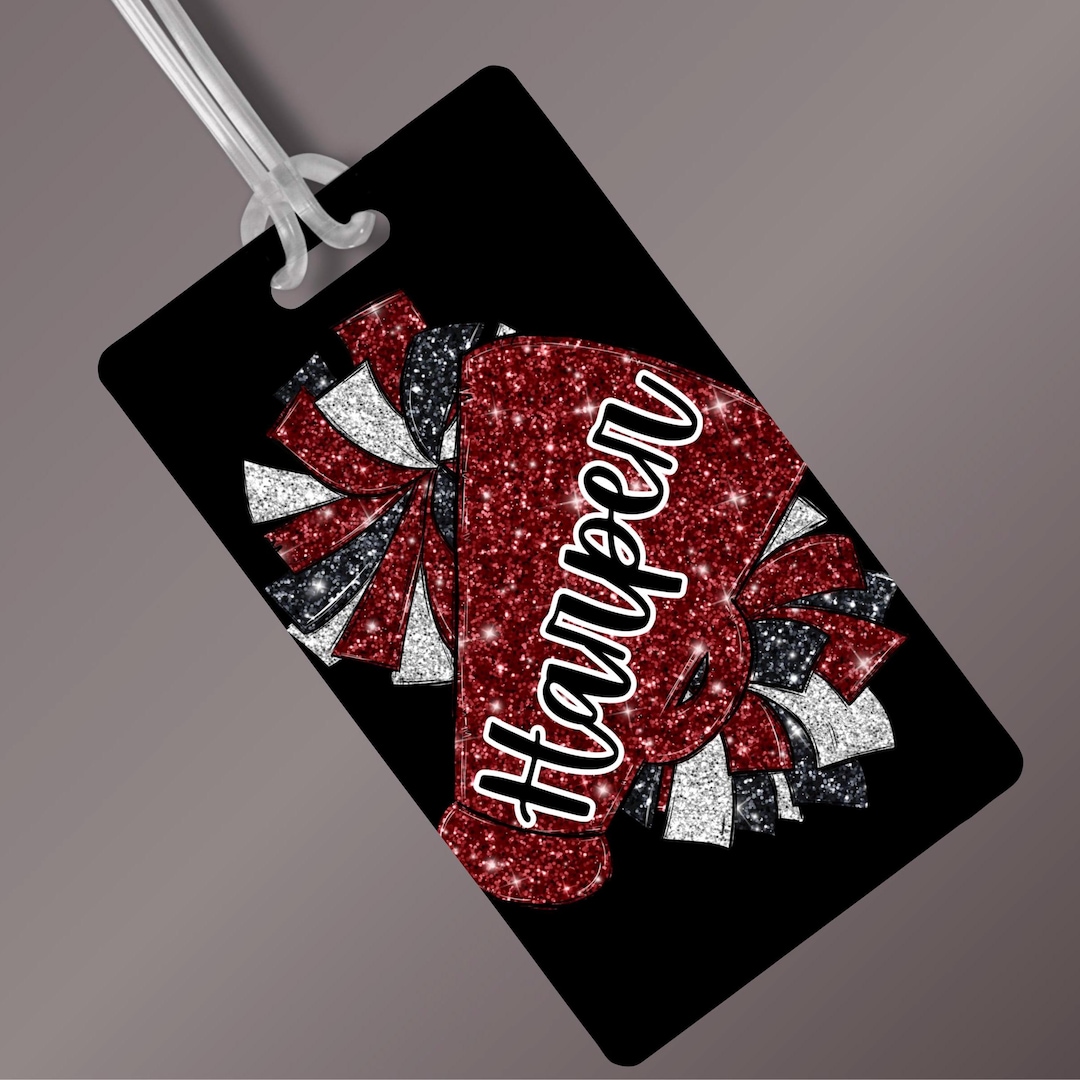 Personalized Cheerleader Bag Tag Sports Team Luggage Tag for Cheer ...