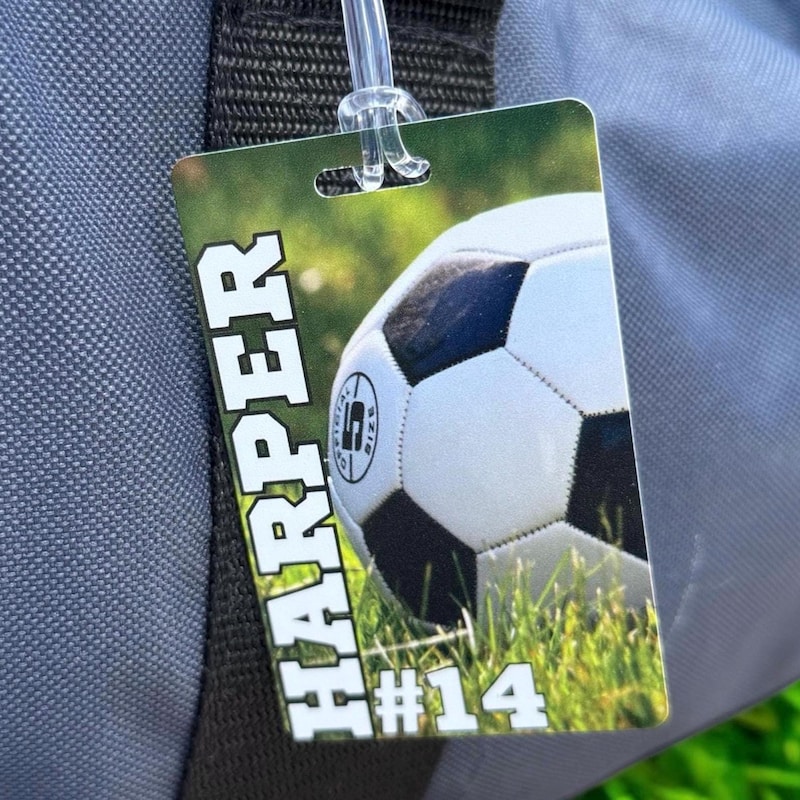 Soccer Bag Tags - Etsy