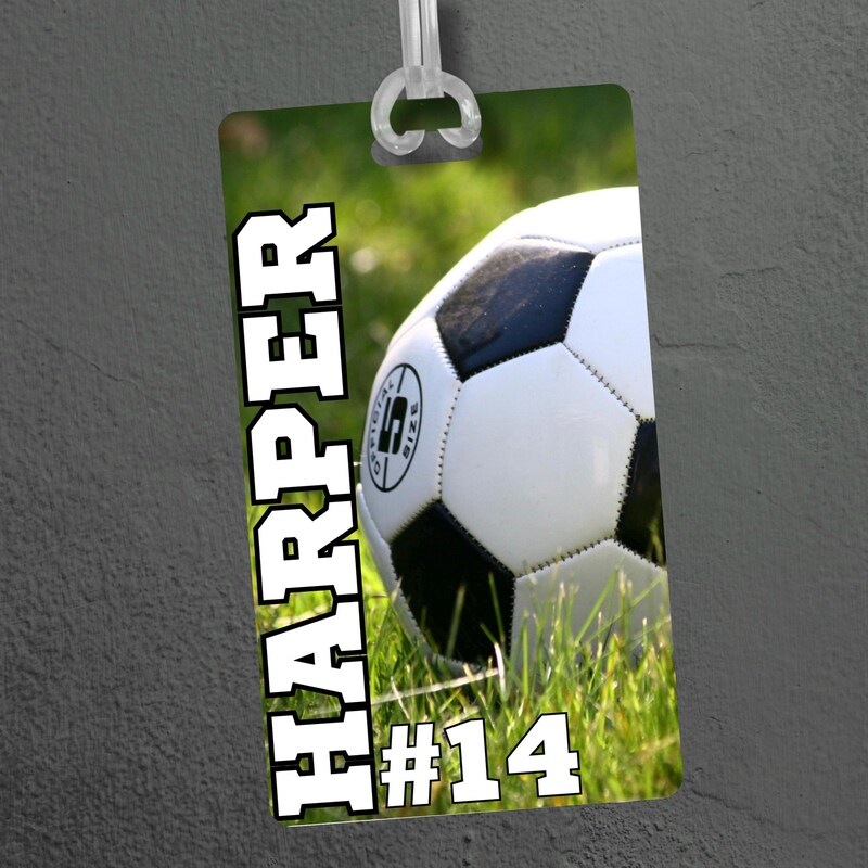 Soccer Bag Tags - Etsy