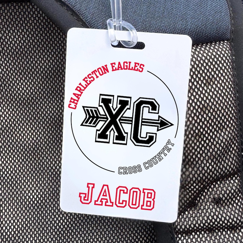 Country Name Tag - Etsy