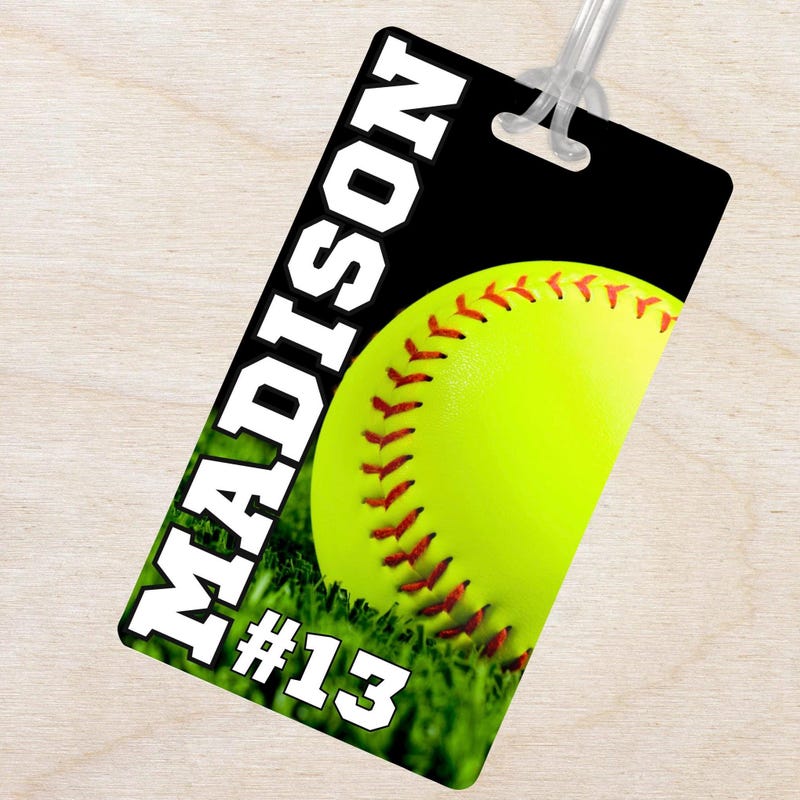 Softball Tags - Etsy