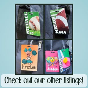 Personalized Cross Country Bag Tag for Runners XC Team Backpack Tag ...
