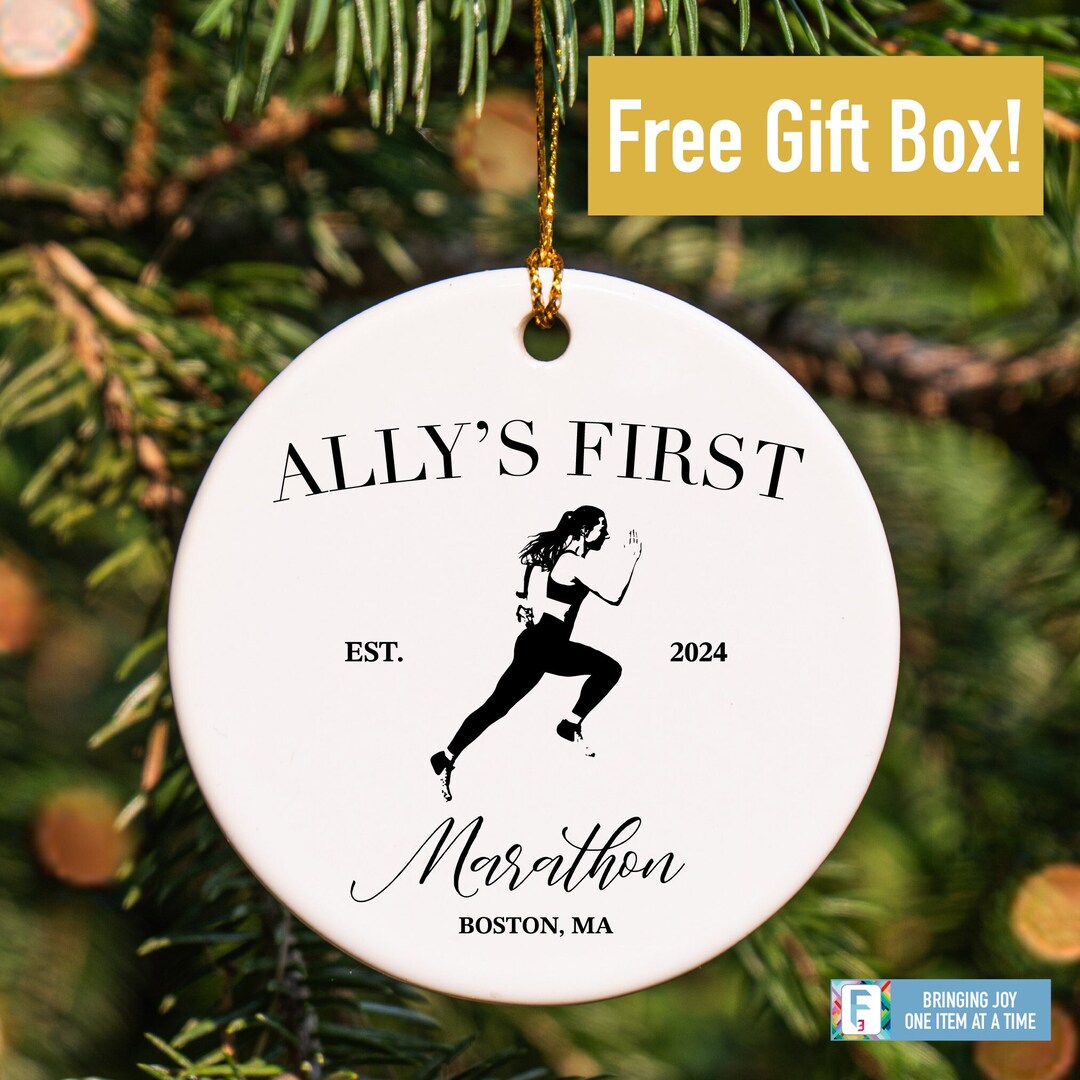 Custom Ornament for Runner Personalized Running Ornament XC Runner Gift ...